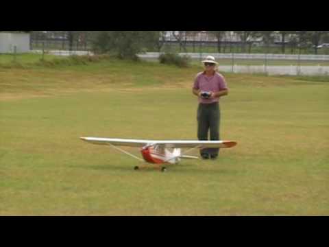 RC Super Cub 1/4 Scale Electric. - YouTube