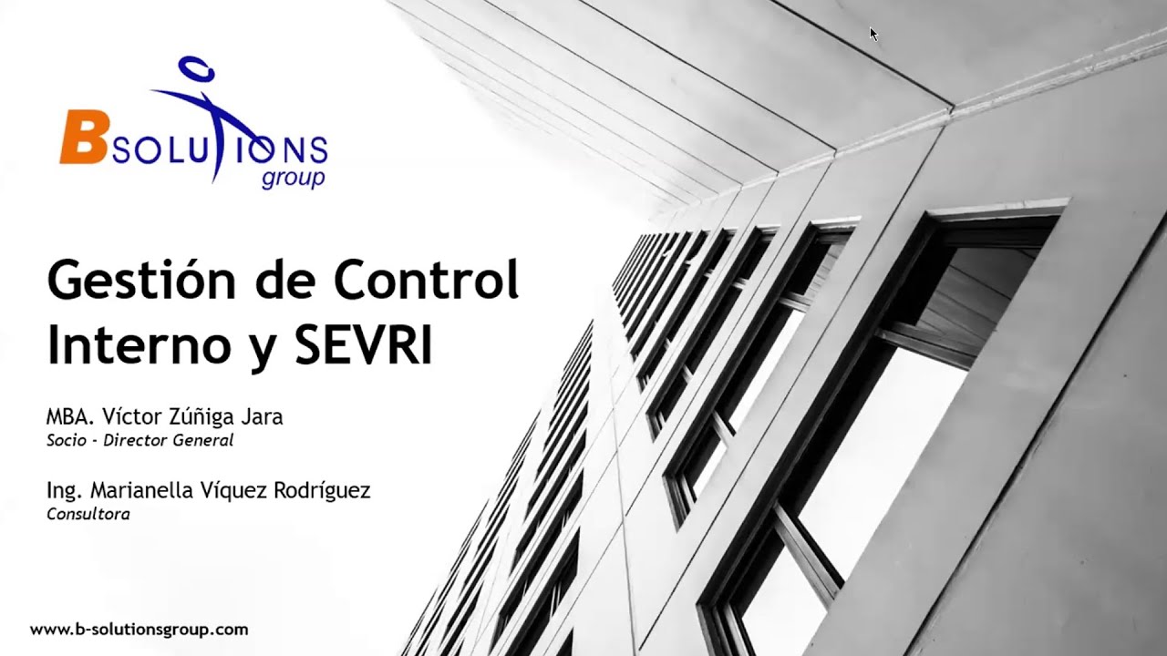 [WEBINAR] Gestión de Control Interno y SEVRI [30/09/2021] - YouTube