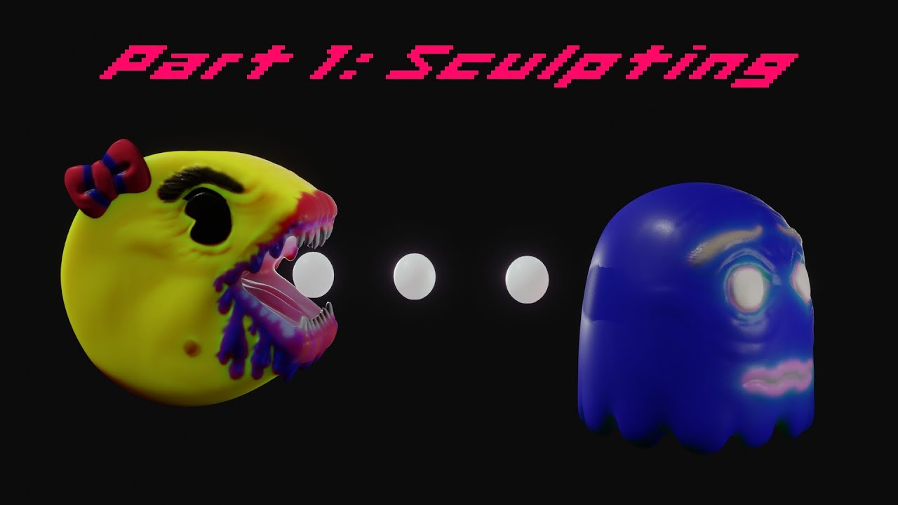 Making Ms. Pac-Man in Blender 2.8 (Part 1) - YouTube