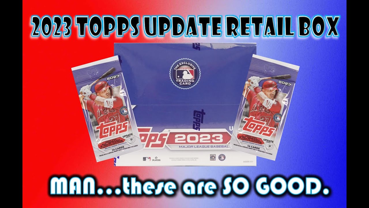 THESE BOXES ARE LOADED, SP & COLOR! 2023 Topps Update Retail Boxes: so ...