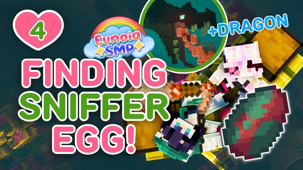 naghanap kami ng sniffer eggs! + dragon build! (tagalog) ღ eunoia smp ...
