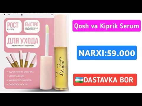 7DAYS ZIYNA Kirpik va Qosh Serum 🌸 Uzun va Qalin Kirpiklar | 7 Kunda Natija | Kirpik O‘sishi Sirlar