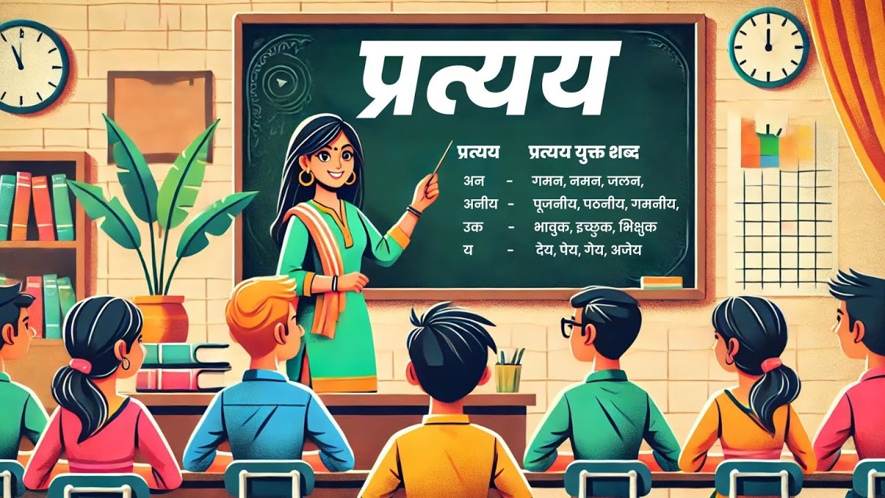 प्रत्यय Hindi Vyakran | Hindi Grammar Topic| Definition of Suffixes ...