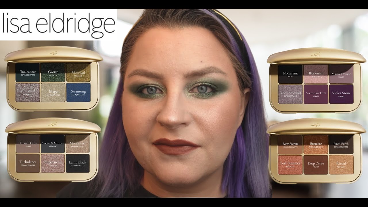 Lisa Eldridge - recenzja palet cieni | Cinnabar, Vega, Sorcery, Myth ...