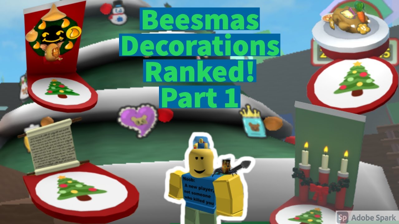 All Beesmas Decorations Ranked, Part 1! | Beesmas 2020 - YouTube