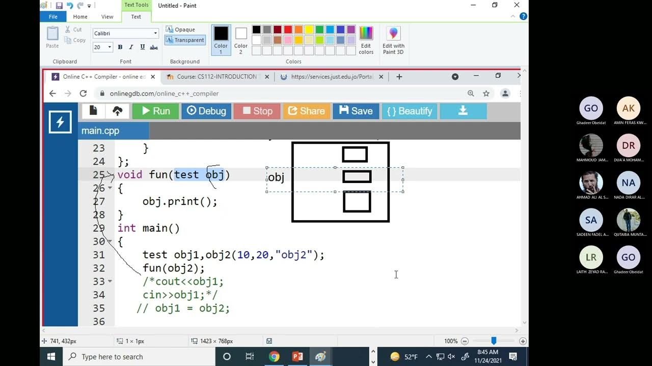 classes 8 / copy constructor - YouTube