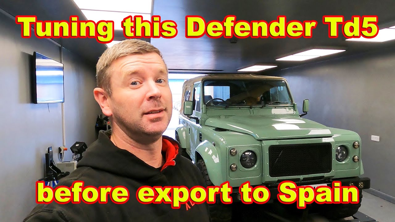 Defender Td5 90 Dyno Tuning for Export - YouTube