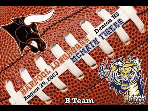 2023 DISD 8th Grade Football (B): Harpool Longhorns vs. McMath Tigers ...