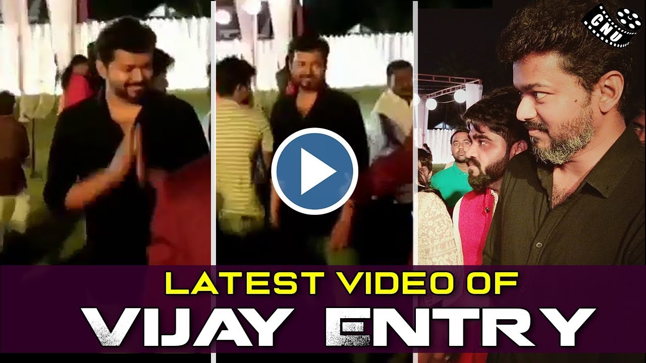 Thalapathy Vijay Mass Entry in Recent Function | Fans Celebrate His ...