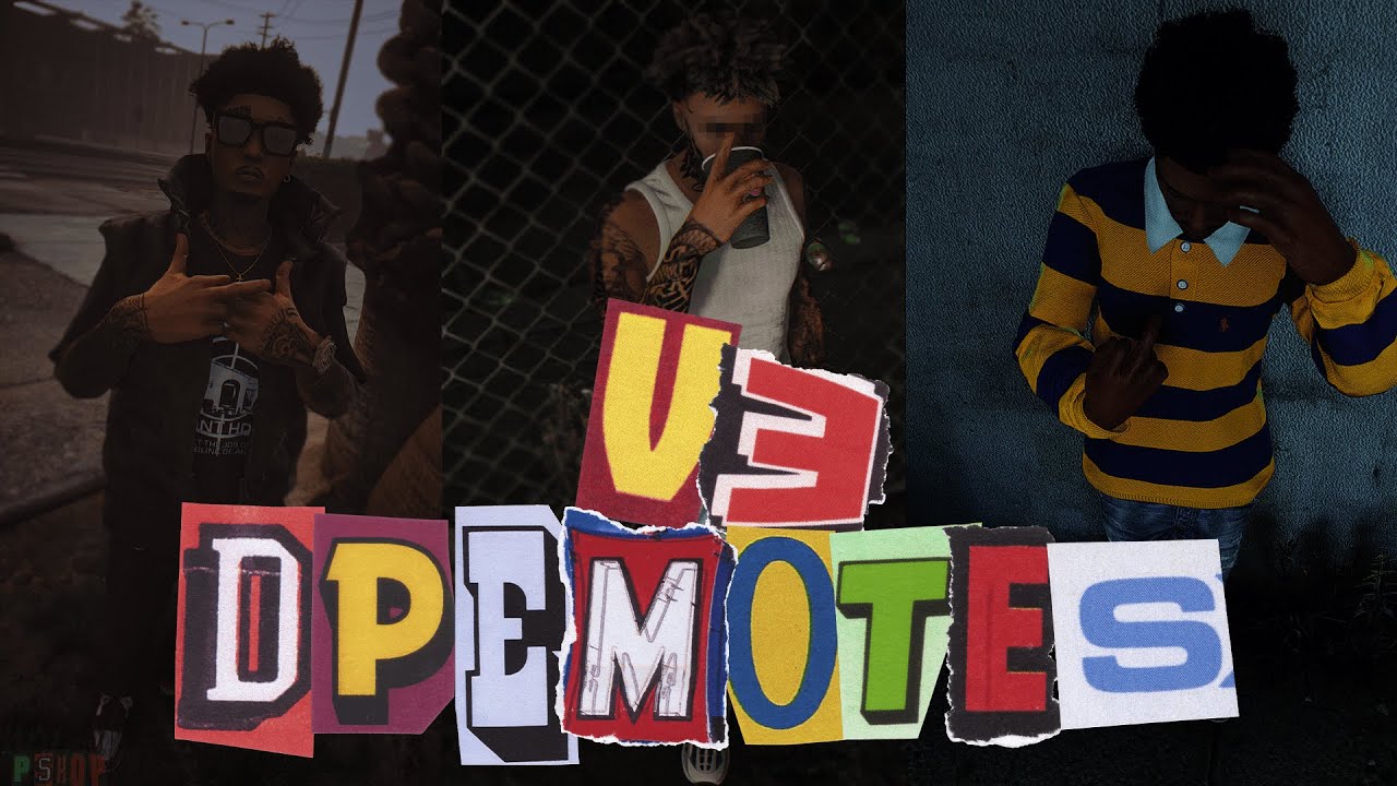 Dpemotes V3 | + 187 dances + 94 Gangsign - YouTube