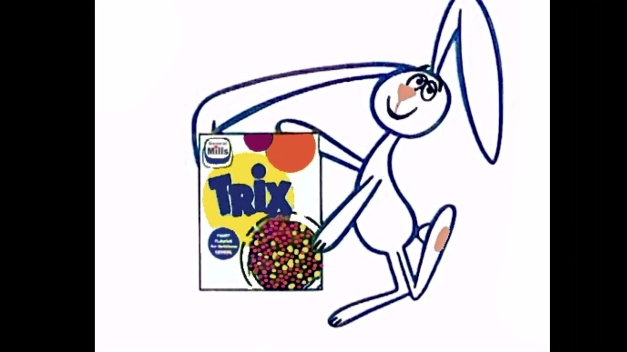 I restored this 1959 trix bunny image - YouTube