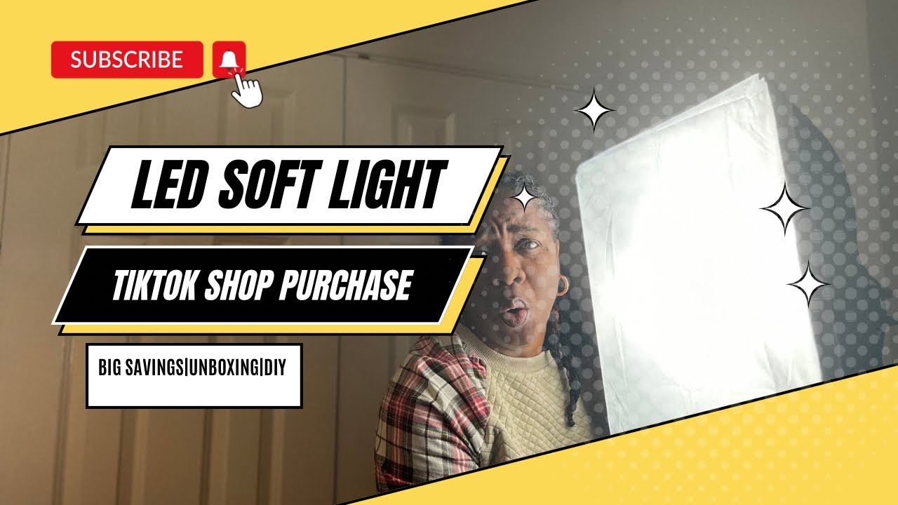 HOW TO SET UP ESDDI PS075 LED SOFT LIGHT|UNBOXING|ft. TIKTOK SHOP SUPER ...