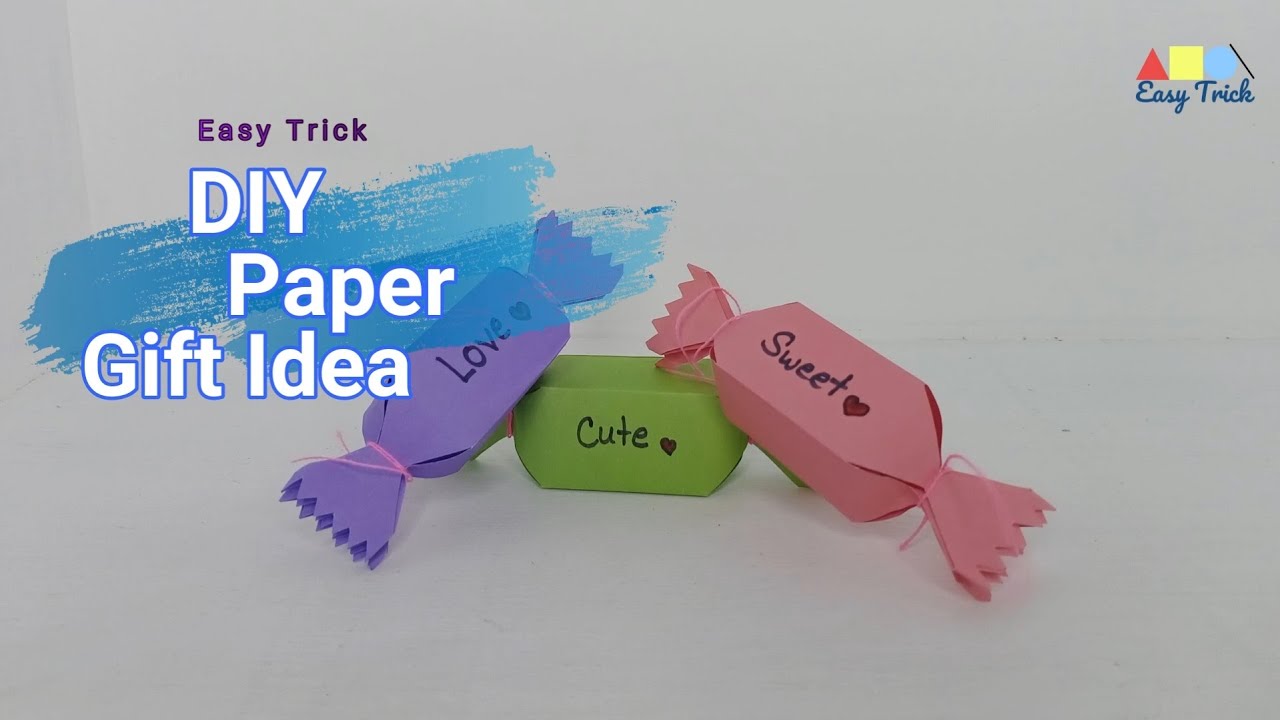 DIY Paper Gift Idea || How to Make Paper Gift Idea - YouTube