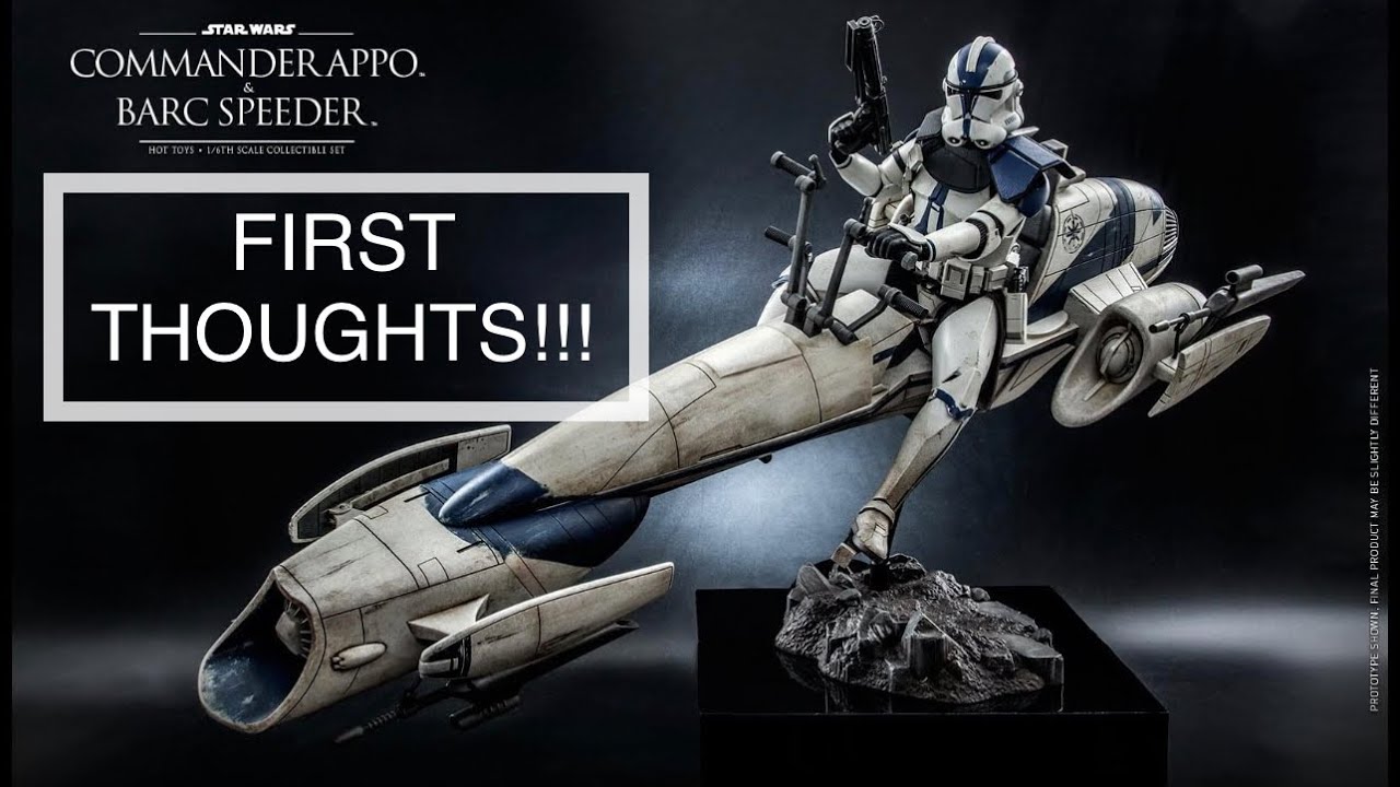 Hot Toys Commander Appo & BARC Speeder (Ep.2) - YouTube