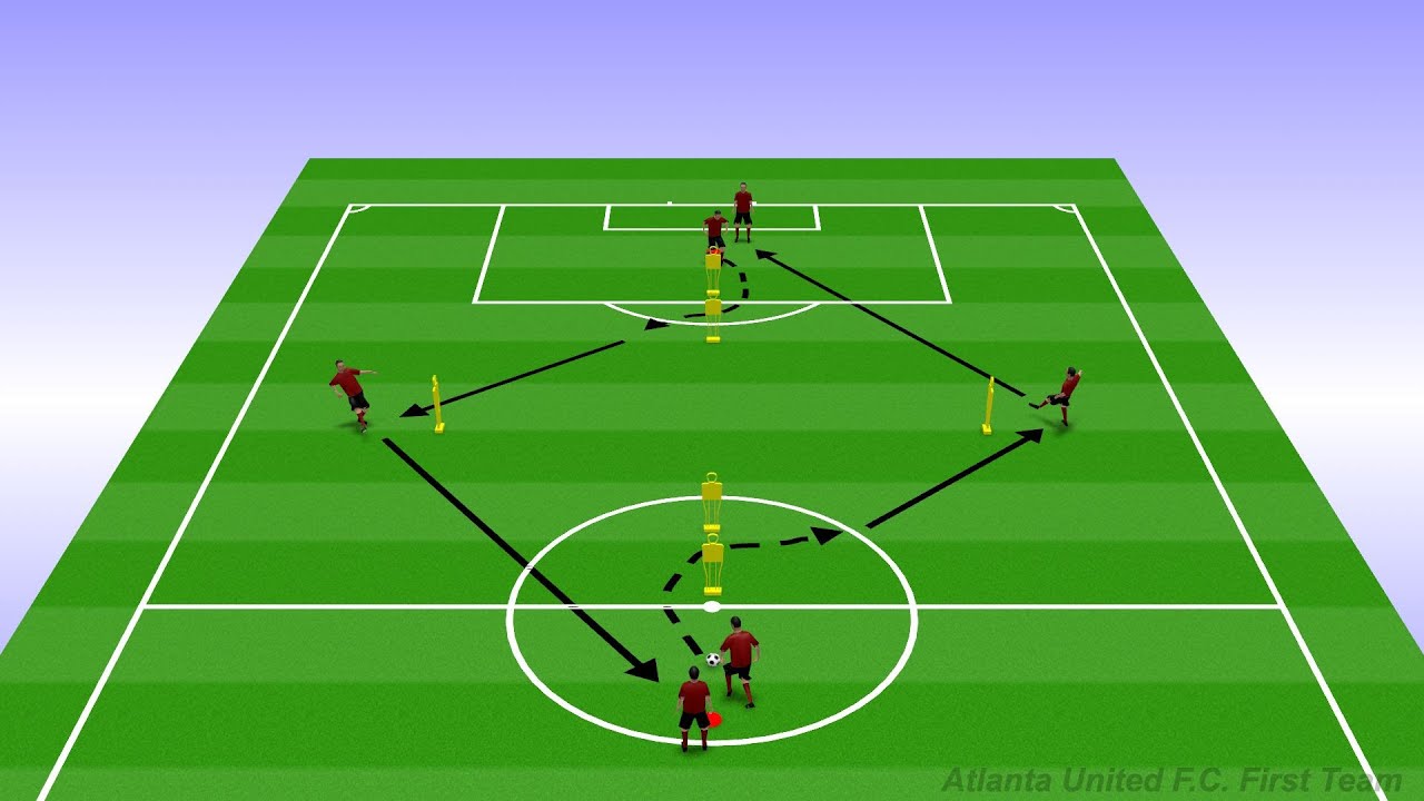 Diamond Passing Variation Exercise - YouTube