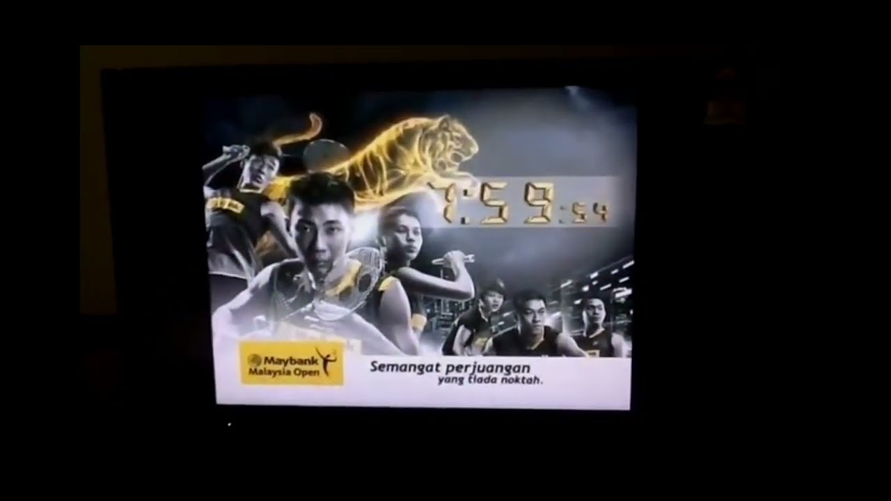 Maybank Malaysia Open 2013 TV3 Clock - YouTube