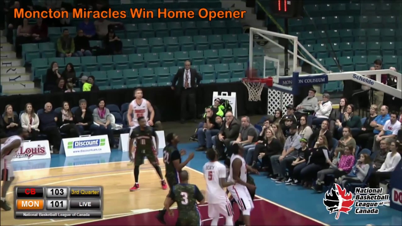 Moncton Miracles Win 2016-17 Home Opener | NBL Canada - YouTube