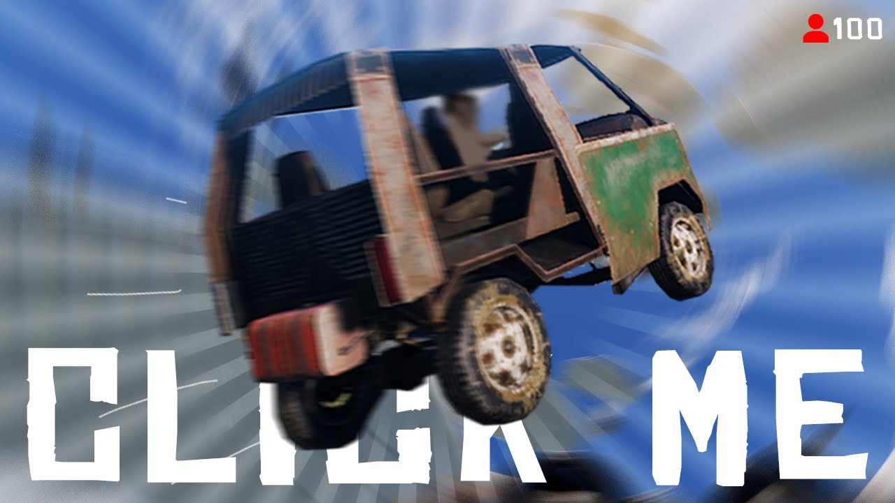 when 100 rust players try the *NEW* cars.... - YouTube