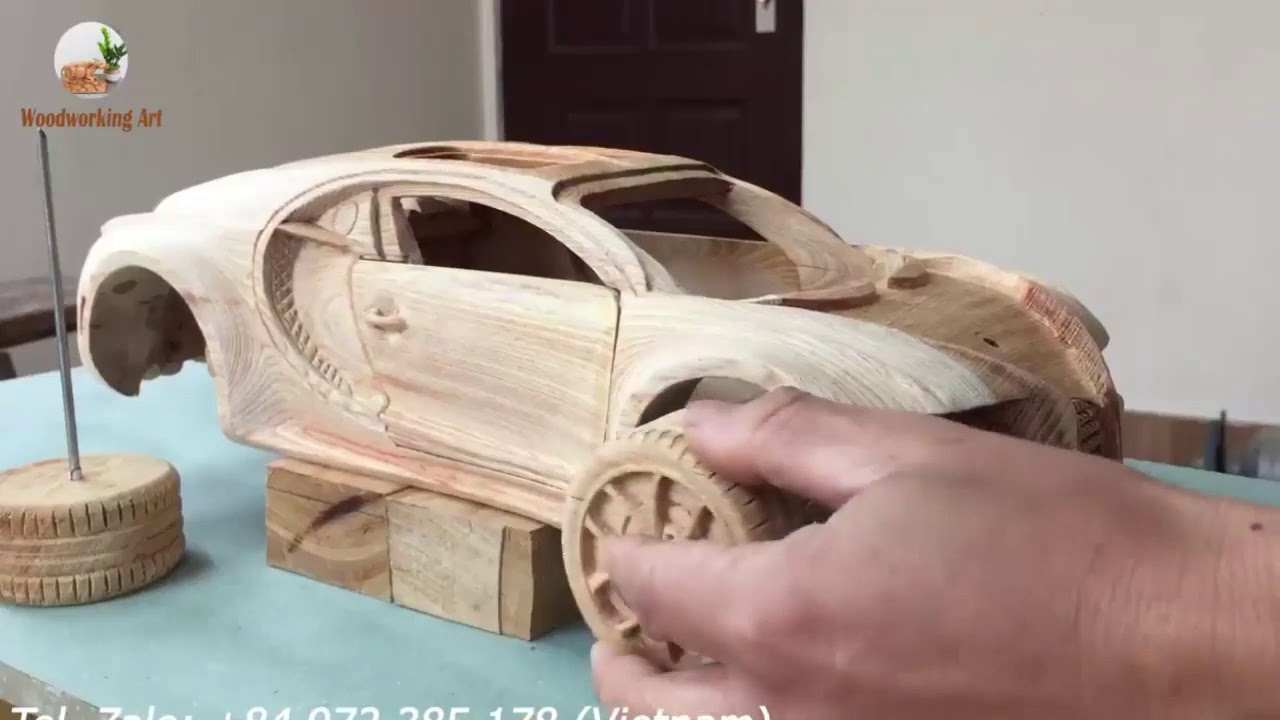 wood into Bugatti | Amazing video | best in the internet - YouTube