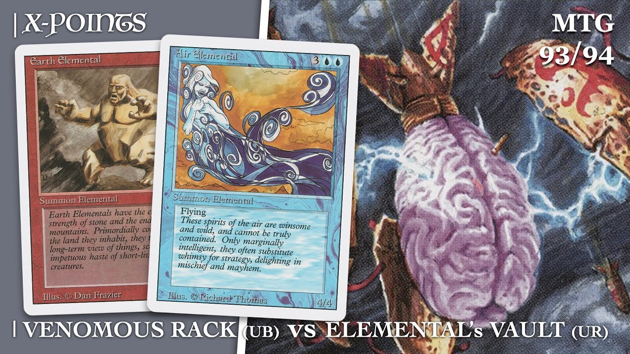 Venomous Rack UB vs Elemental's Vault UR, X-points Old School Magic the ...