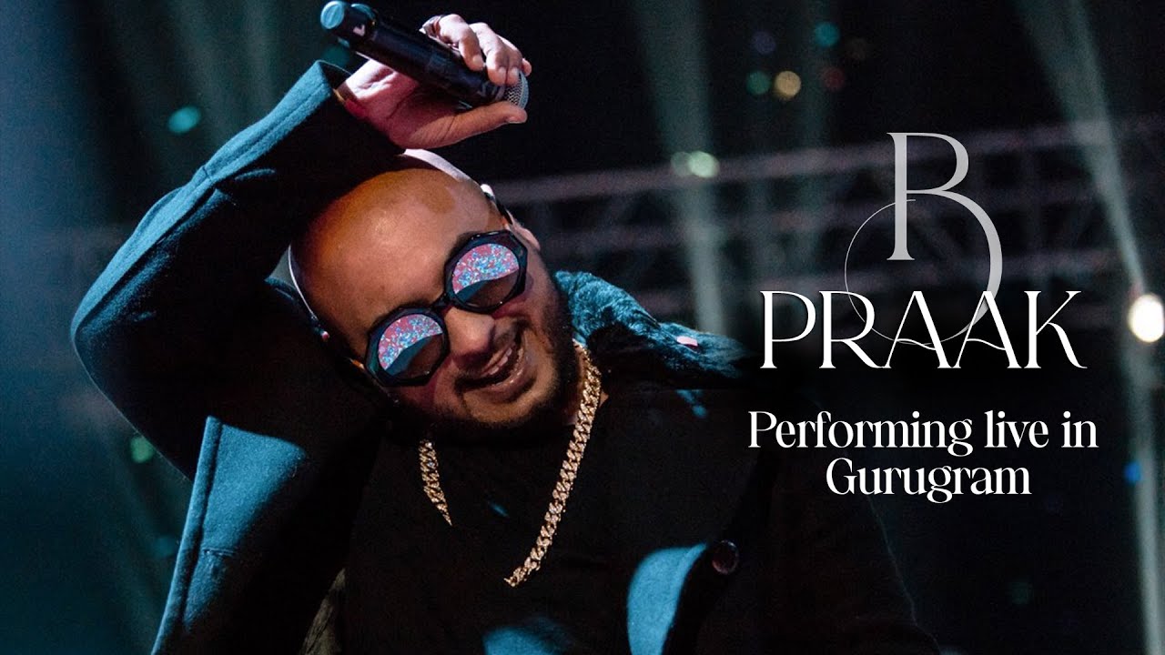 B PRAAK PERFORMING LIVE | IN GURUGRAM | AOURAA PRODUCTION - YouTube