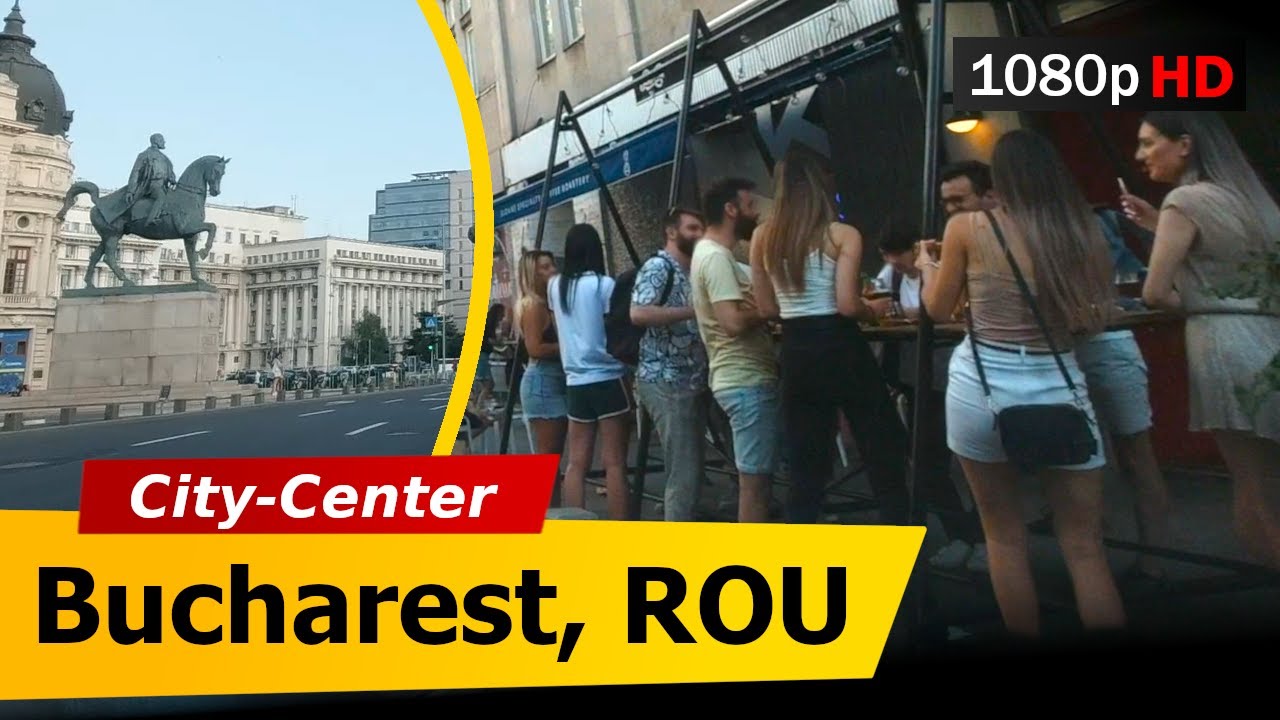 🔴 Bucharest, ROU • Driving in City-Center on Calea Victoriei【Weekend ...