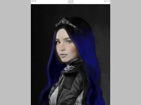 Drawing evie from D3 - YouTube