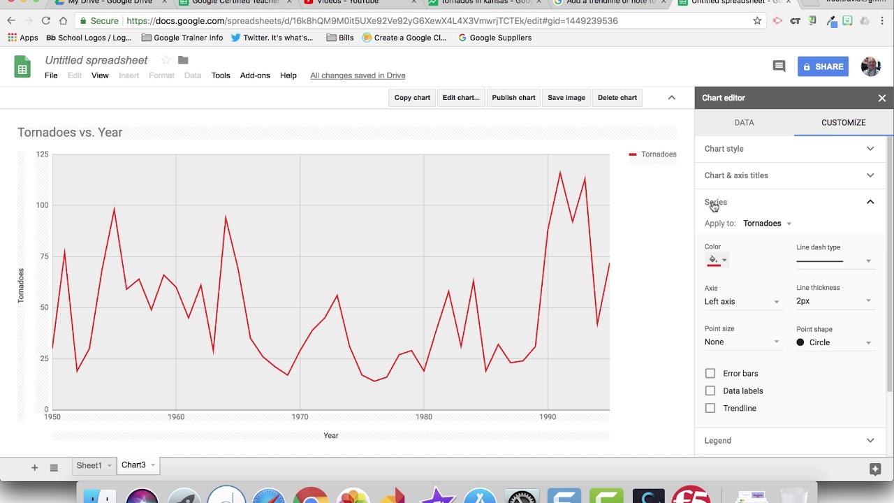 Google Sheets Trendlines YouTube Google Sheets Trendlines YouTube