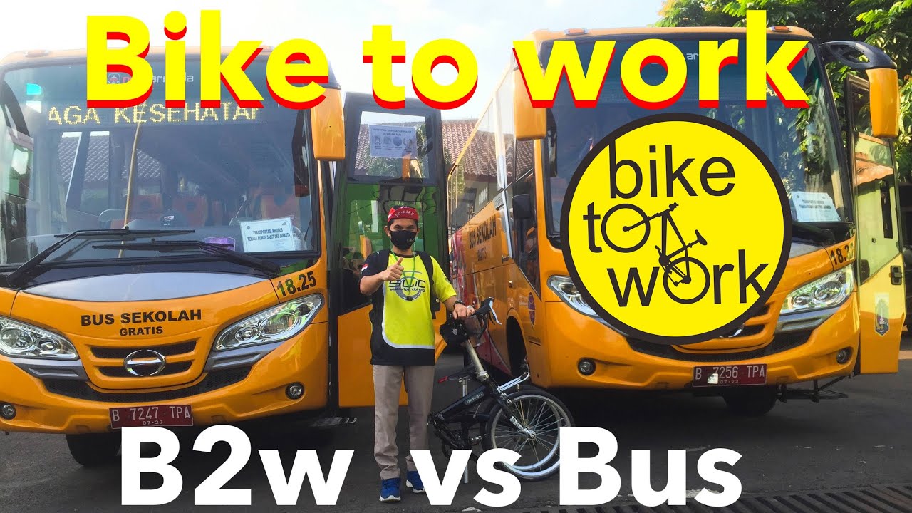 terbukti b2w bike to work bogor jakarta lebih cepat dari bis (gontor ...