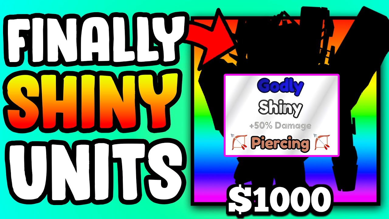NEW SHINY UPDATE makes units OVERPOWERED... (Toilet Tower Defense ...