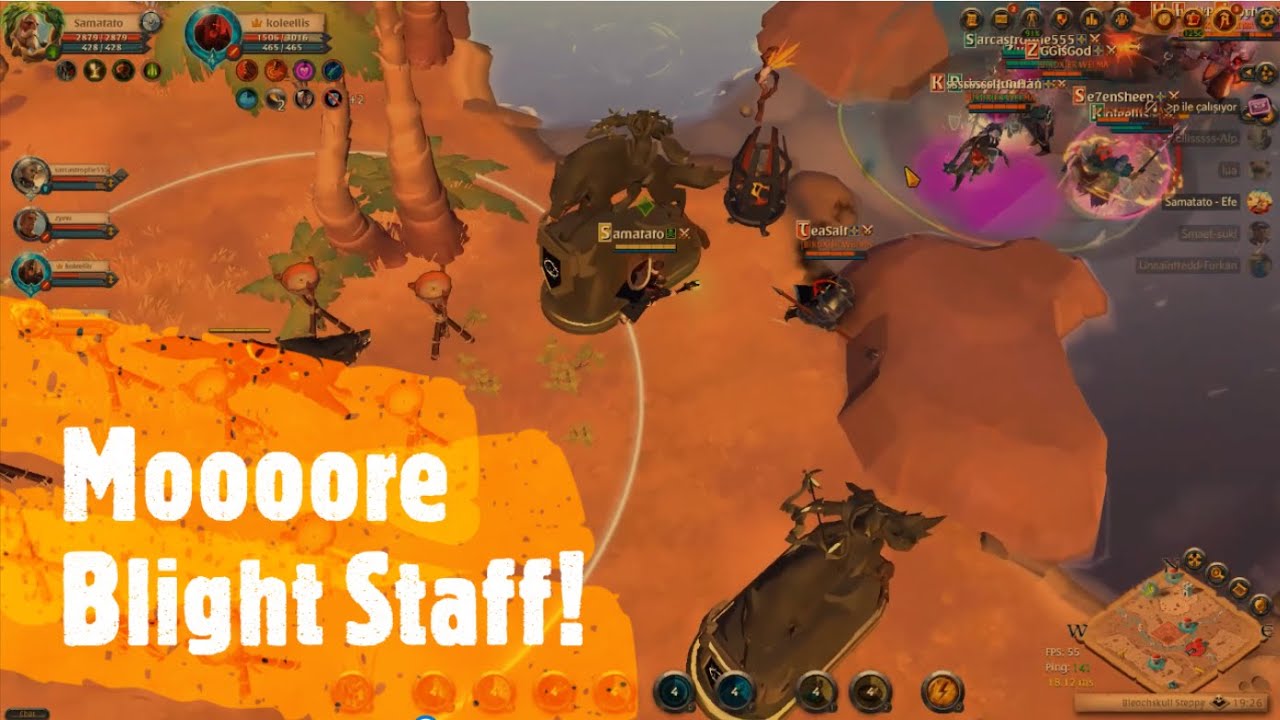 More Blight staff because it's too good! Albion Online blight staff ...