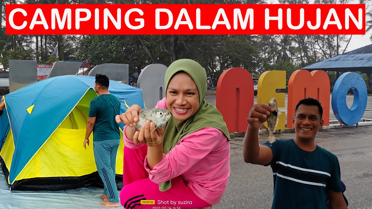 Camping Memukat Ikan Di Camp Nemo Balok Kuantan - YouTube