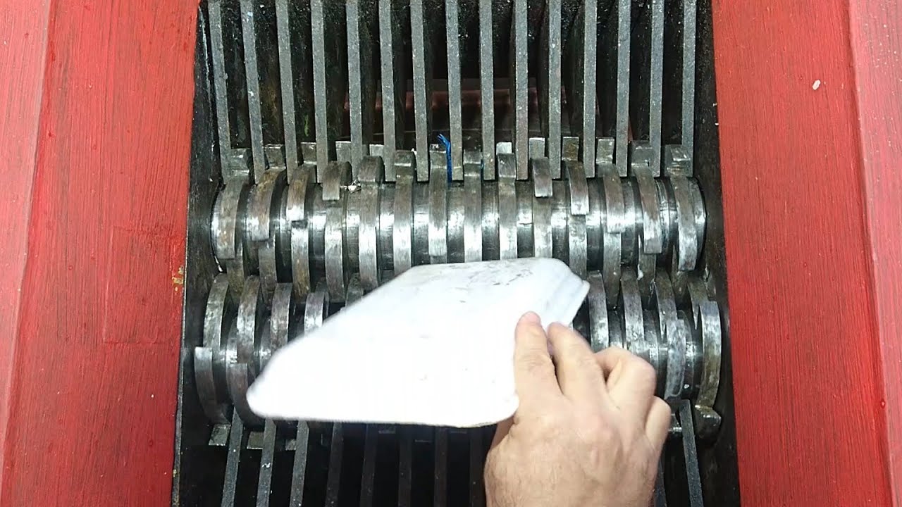 SHREDDER MACHINE! Shredding Hard and Soft Things - Oddly Satisfying ...