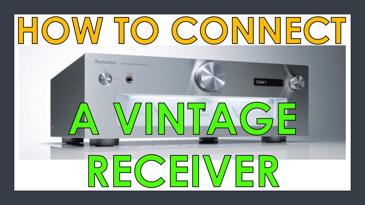 How to Connect a Vintage Receiver & Test- JVC AX-R97 Hi Fi Stereo ...