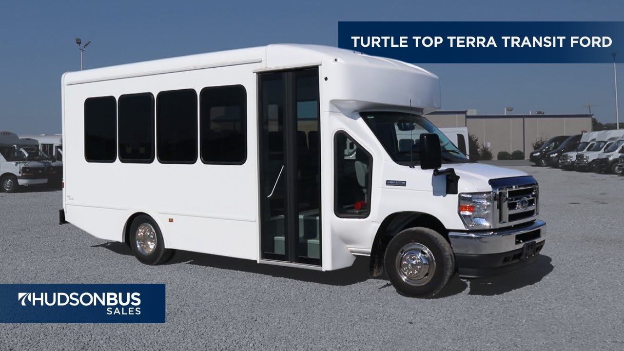 New Turtle Top Terra Transit Ford 14 Passenger Commercial Shuttle - YouTube