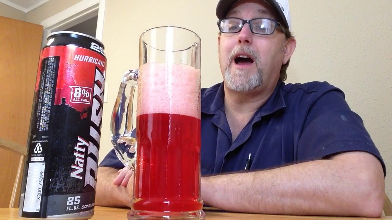 Natty Rush Hurricane Punch 8% abv Malt Beverage # The Beer Review Guy ...