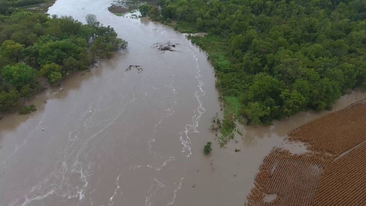 Flooding Elgin, Iowa Drone Footage - YouTube