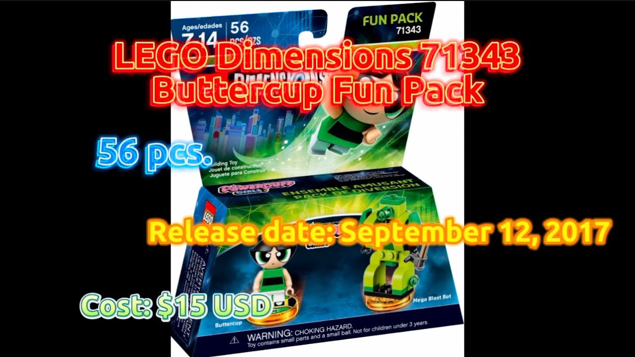 LEGO Speed Build - 71343: LEGO Dimensions - Buttercup Fun Pack ...