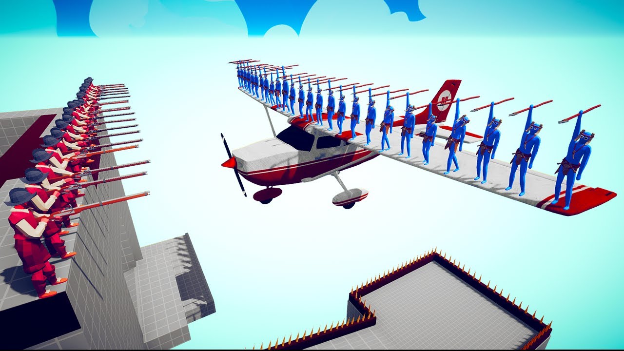 Attack The Tower From The Plane And Take Over The Tower | Totally ...