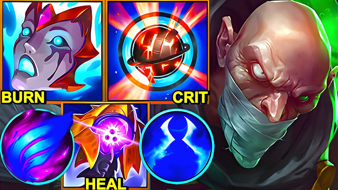 Wild Rift China Singed Top - Phase Rush Mega Burn Singed Build Runes ...