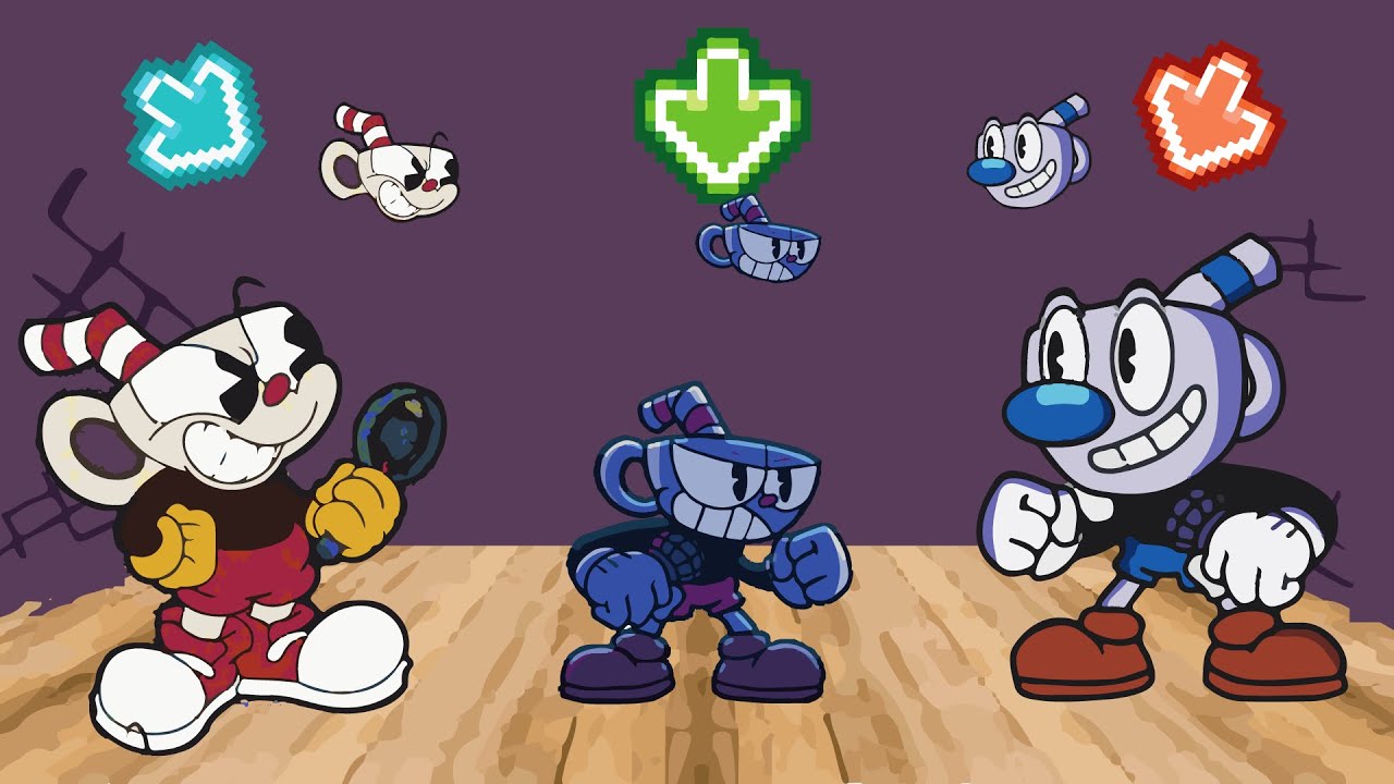 FNF Character Test | Gameplay VS FNF Animation | Funk head, Cup head ...