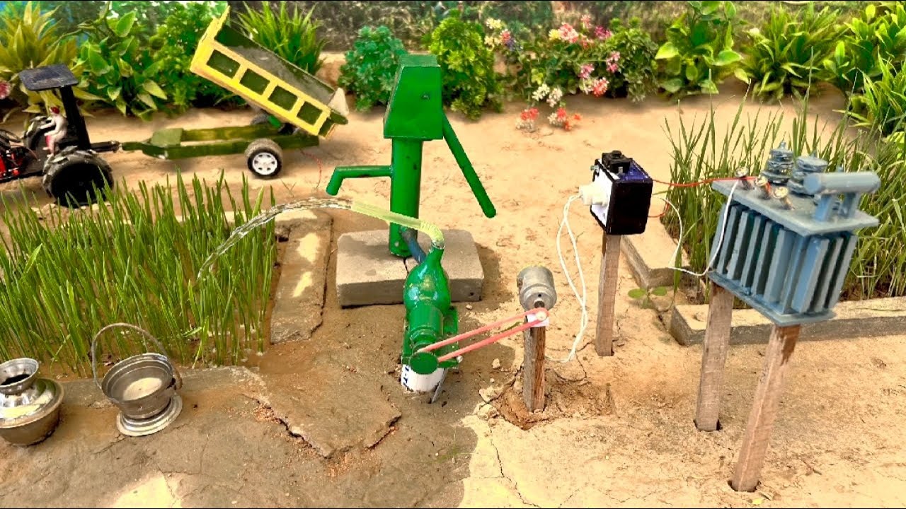 Diy Tractor making Concrete Mixture Machine | House construction ...