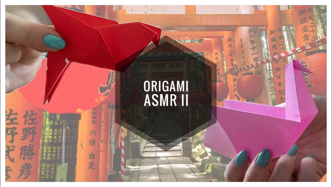 [ASMR] Facciamo gli origami pt.2 (Paper sound & Whispering) - YouTube