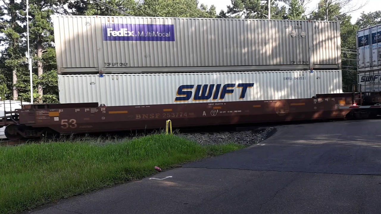 Ns train intermodal train going westbound - YouTube