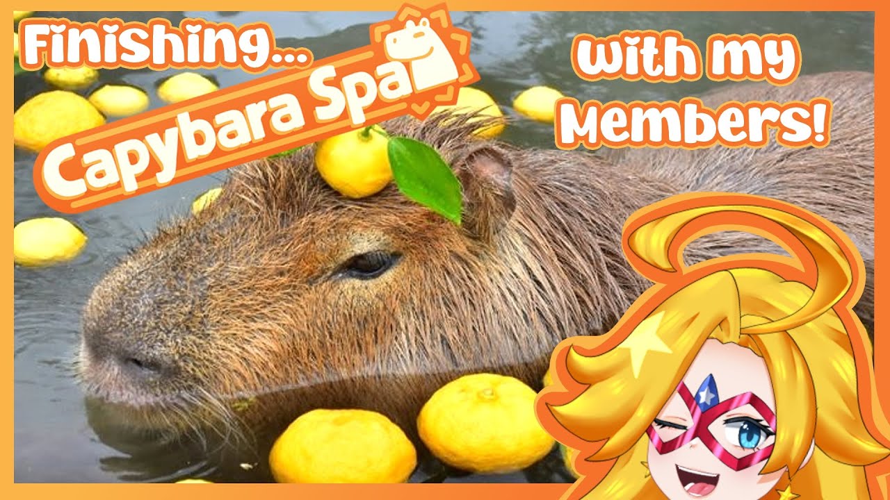 [ MEMBERS ONLY ]🌟Stinky Capybadgers!🌟Finishing up Capybara Spa🌟 - YouTube