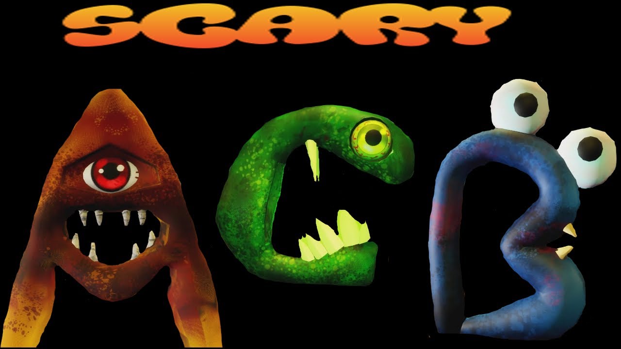 SLOW MOTION ABC Lore All Jumpscare - YouTube