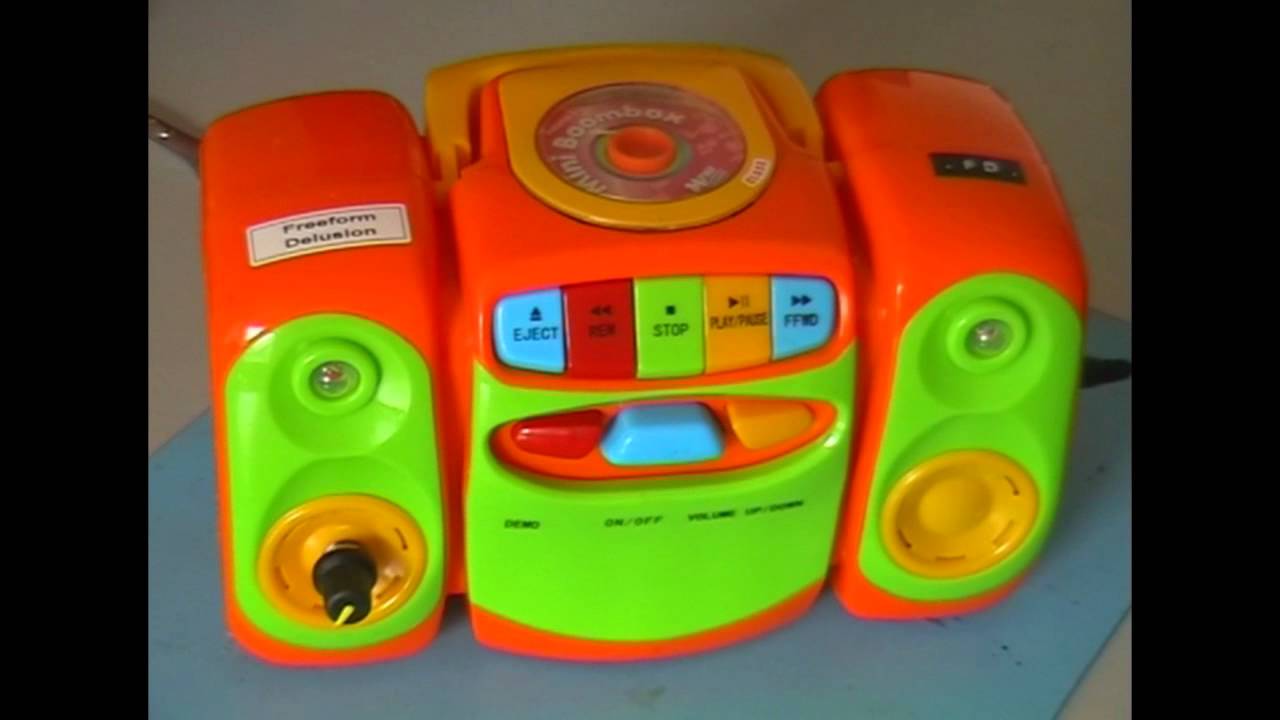 Circuit Bent Mini Toy Boombox by freeform delusion - YouTube