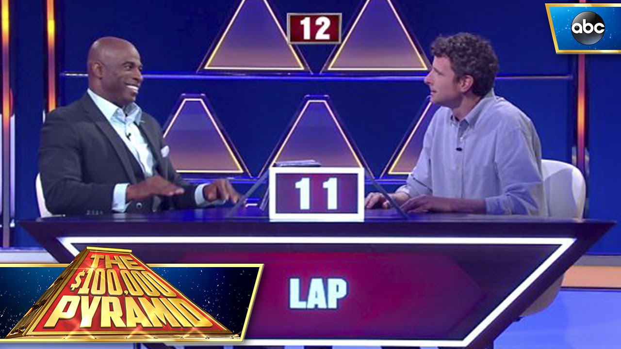 Deion Sanders Shows Off Dance Moves - $100,000 Pyramid - YouTube