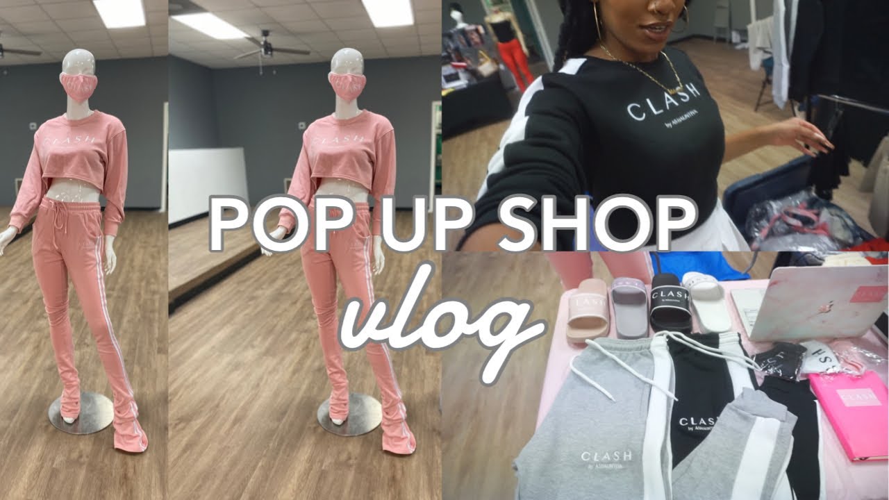 ENTREPRENEUR LIFE | Pop Up Shop Atlanta VLOG | Small Business Owner ...