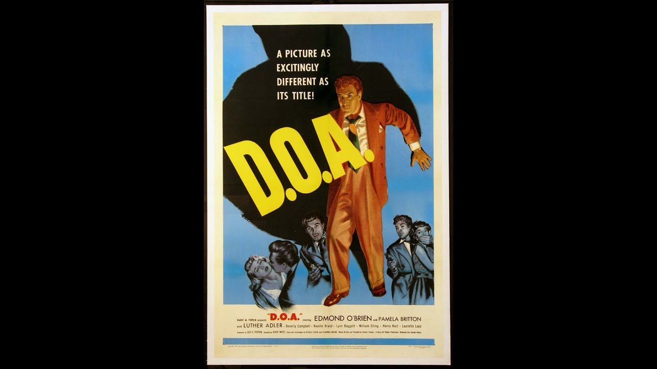 Watch Movies Free : D.O.A. (1950), film noir starring Edmond O'Brien ...